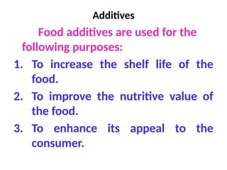 14 Additives and types and classification of additives | PPT