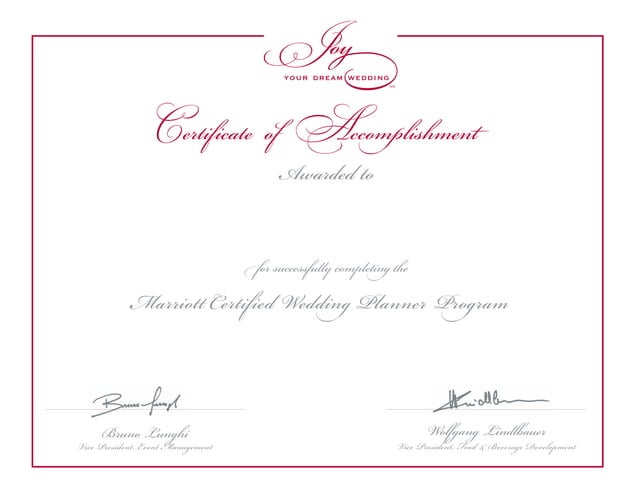 GenerateCertificate wedding | PDF