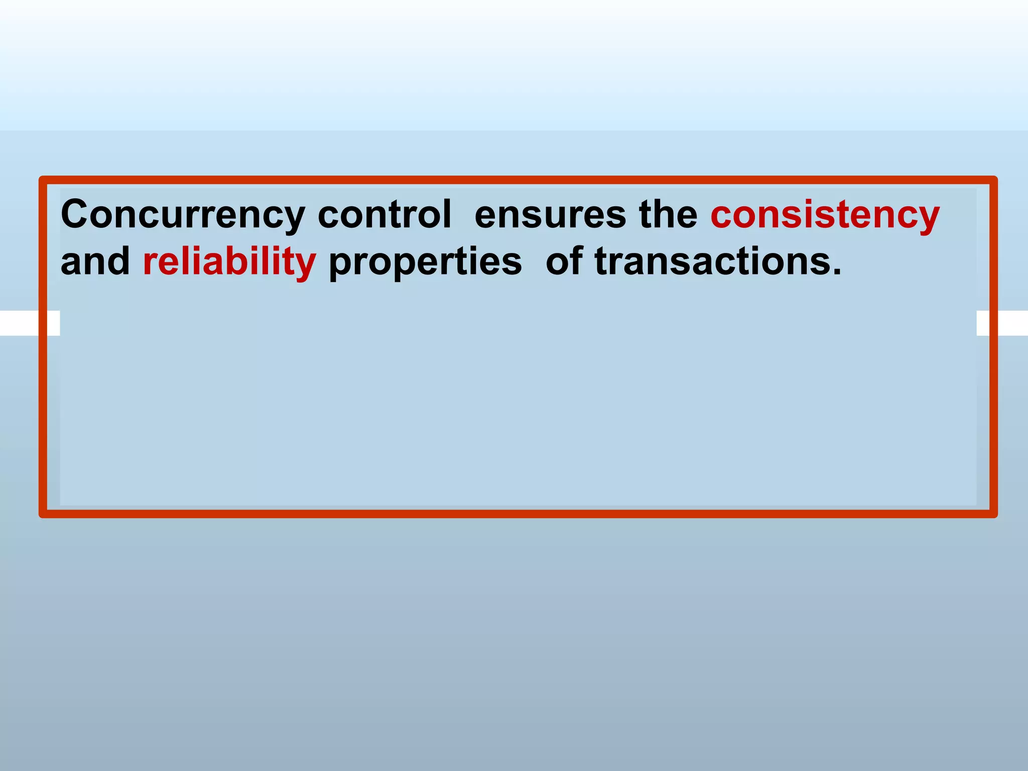 Concurrency Control & Deadlock Handling | PPTX