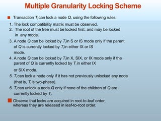 Concurrency Control & Deadlock Handling | PPTX