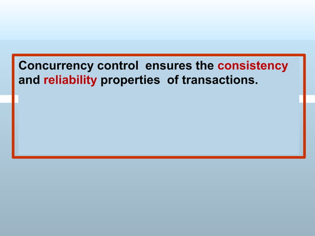 Concurrency Control And Deadlock Handling Pptx