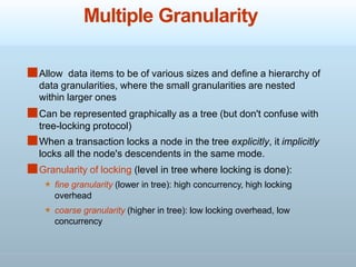 Concurrency Control & Deadlock Handling | PPTX