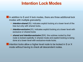 Concurrency Control & Deadlock Handling | PPTX
