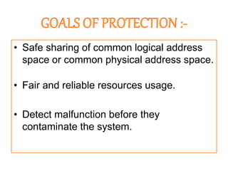 File Protection in Operating System | PPTX