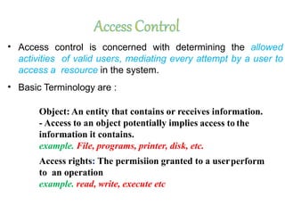 File Protection in Operating System | PPTX