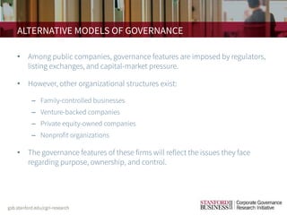 Alternative Models of Governance | PDF