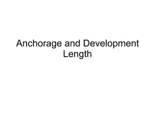 14 Anchorage And Development Length | PPT