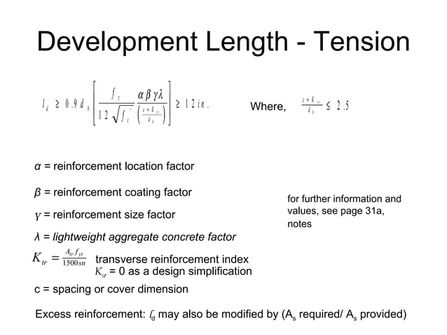 14 Anchorage And Development Length | PPT
