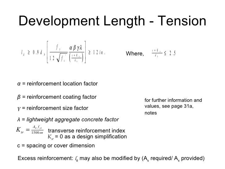 14 Anchorage And Development Length