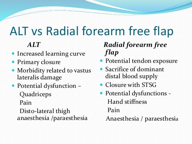 anterolateral thigh flap