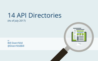 14 API Directories | PPT