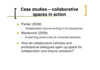 A model of collaborative working for higher education | PDF ...