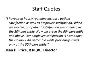 Hospital Pathways programme - Intentional Rounding | PPT