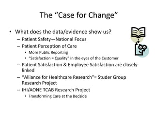 Hospital Pathways programme - Intentional Rounding | PPT
