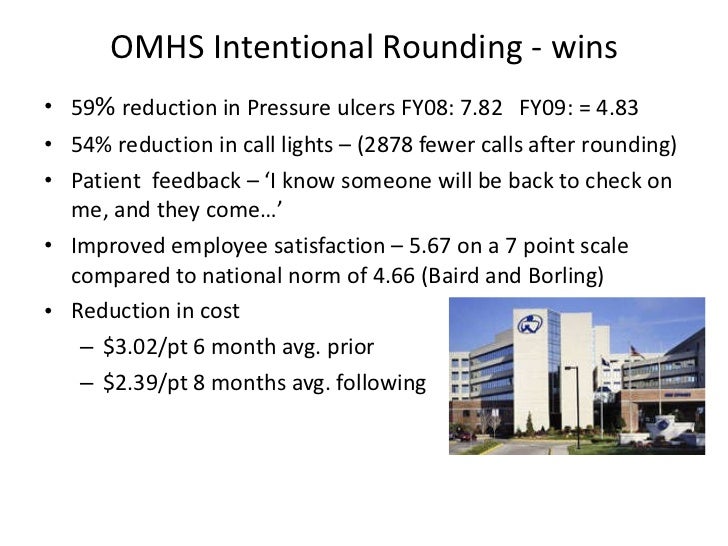 Hospital Pathways programme - Intentional Rounding