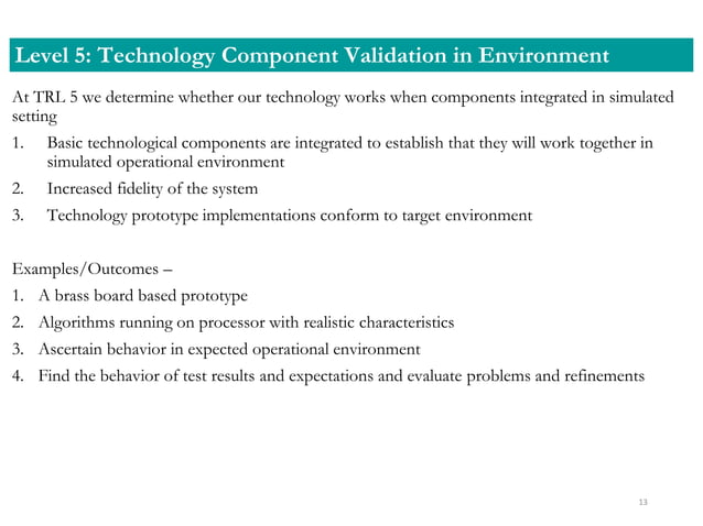 Technology Readiness Levels | PPTX | Computer Software and Applications ...