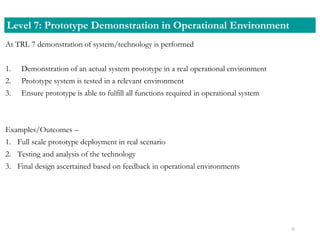 Technology Readiness Levels | PPTX