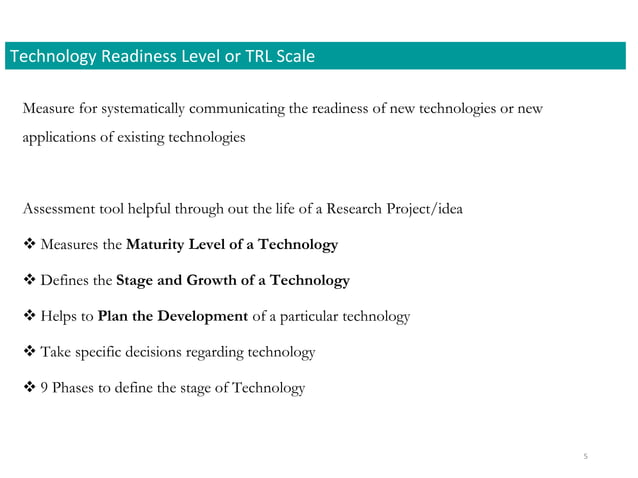 Technology Readiness Levels | PPTX | Computer Software and Applications ...