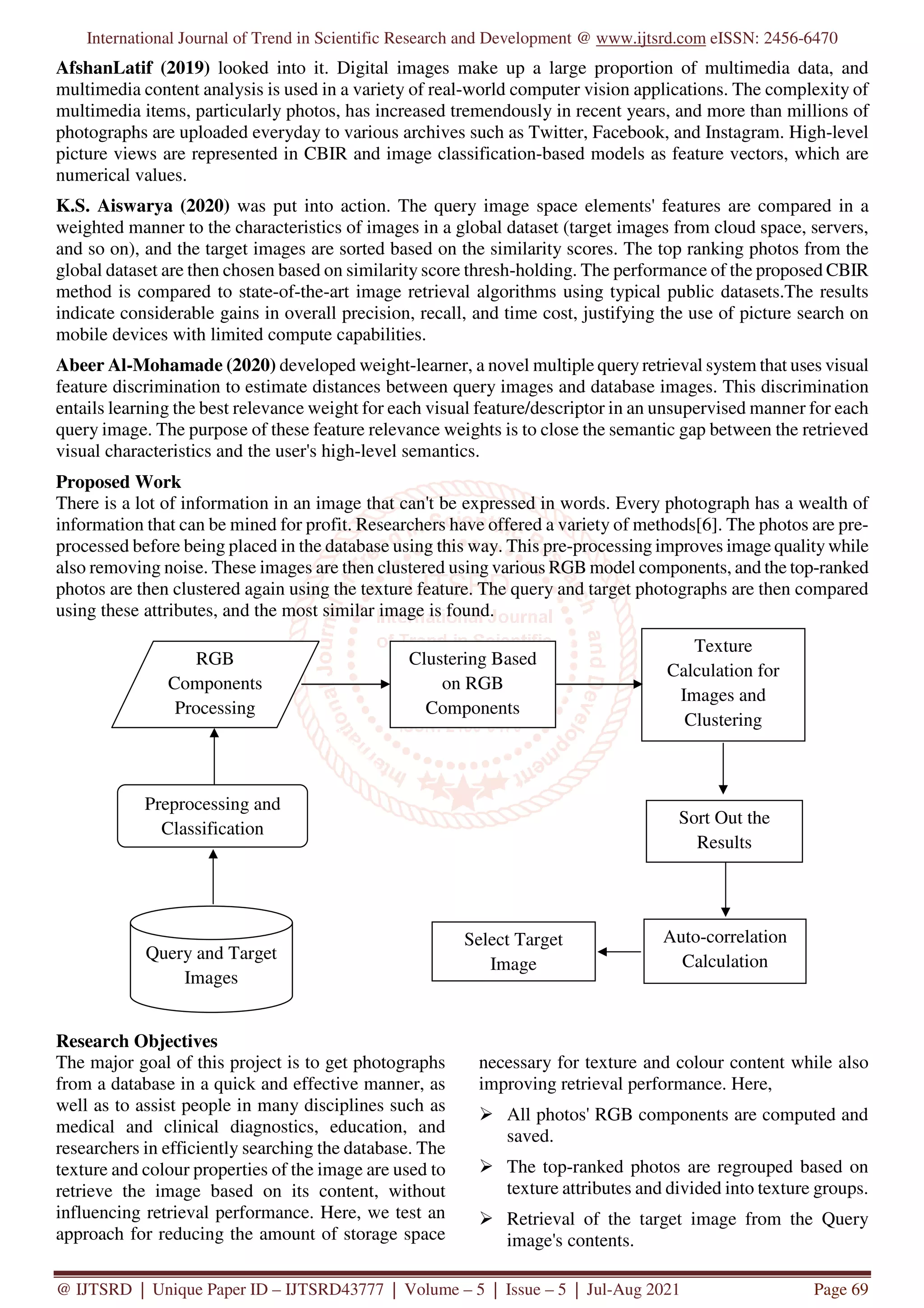 A Survey on Content Based Image Retrieval System | PDF