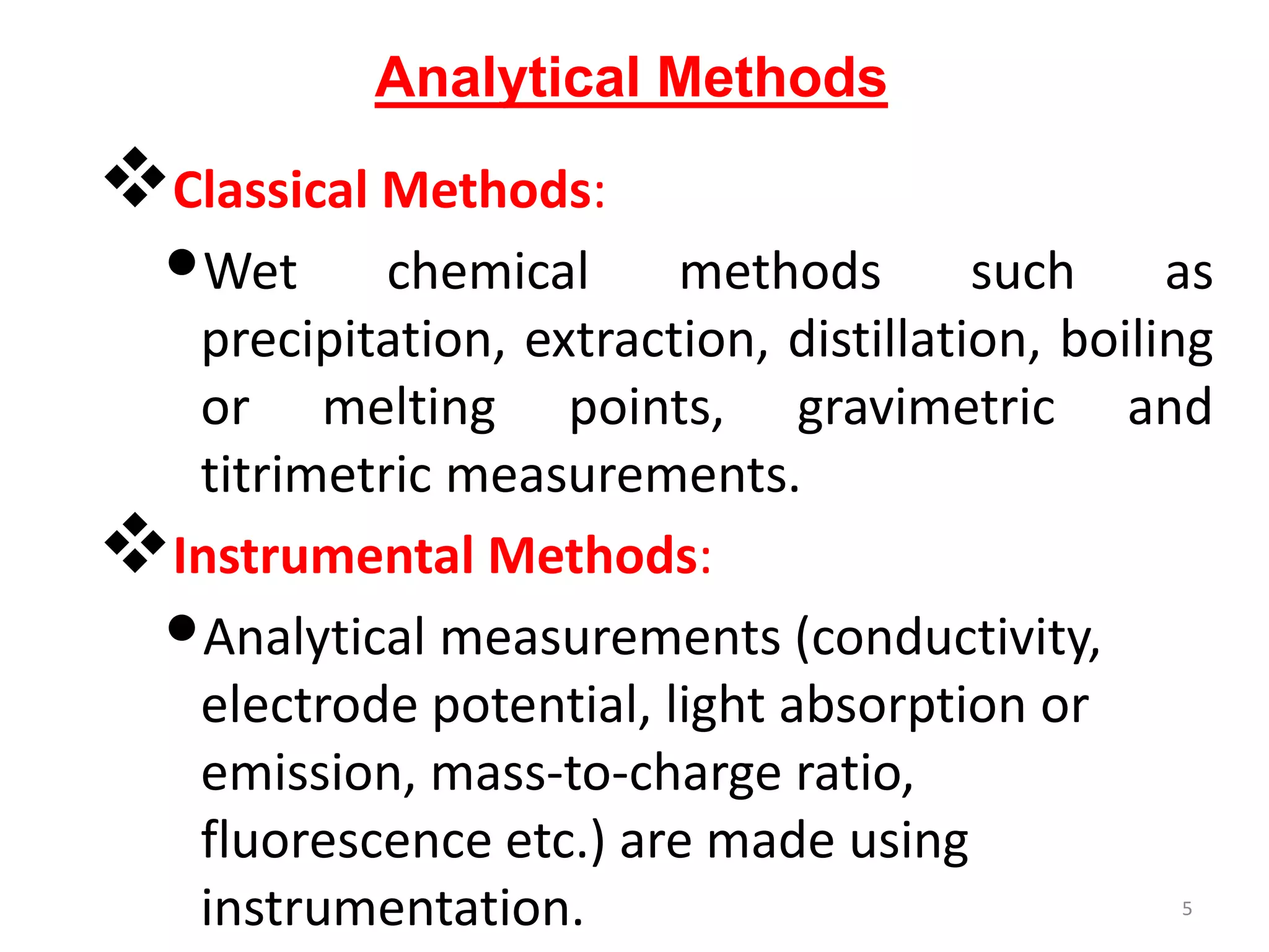 Analytical chemistry_Instrumentation_Introduction | PPTX