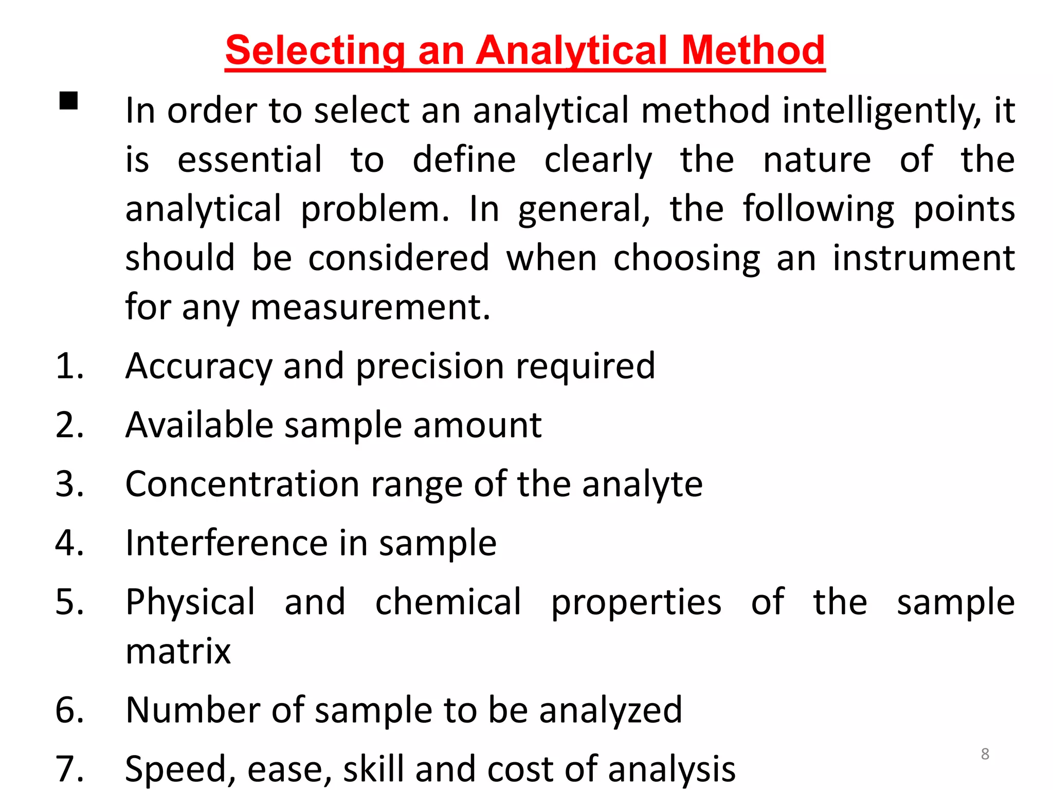 Analytical chemistry_Instrumentation_Introduction | PPTX