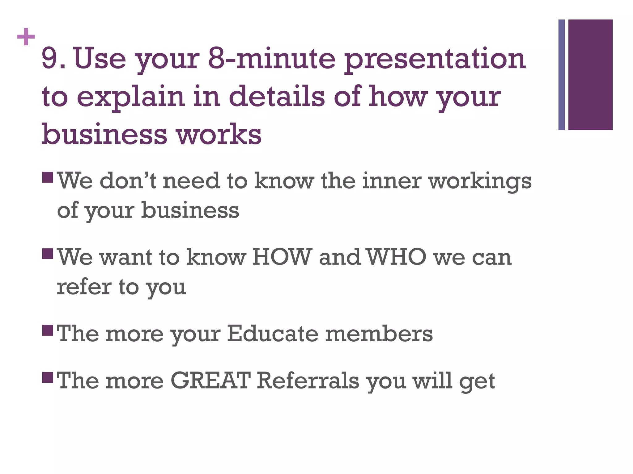 Top 10 ways to waste your time in BNI | PPT