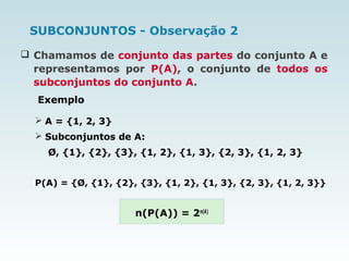 14 aula teoria dos conjuntos | PPT