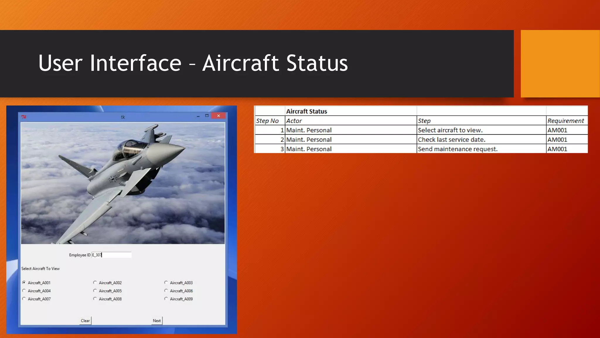 Aircraft Maintenance System | PPTX