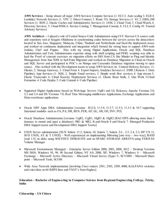 Client Solutions Executive - Niche Skilled on AWS Cloud, Digital Apps ...