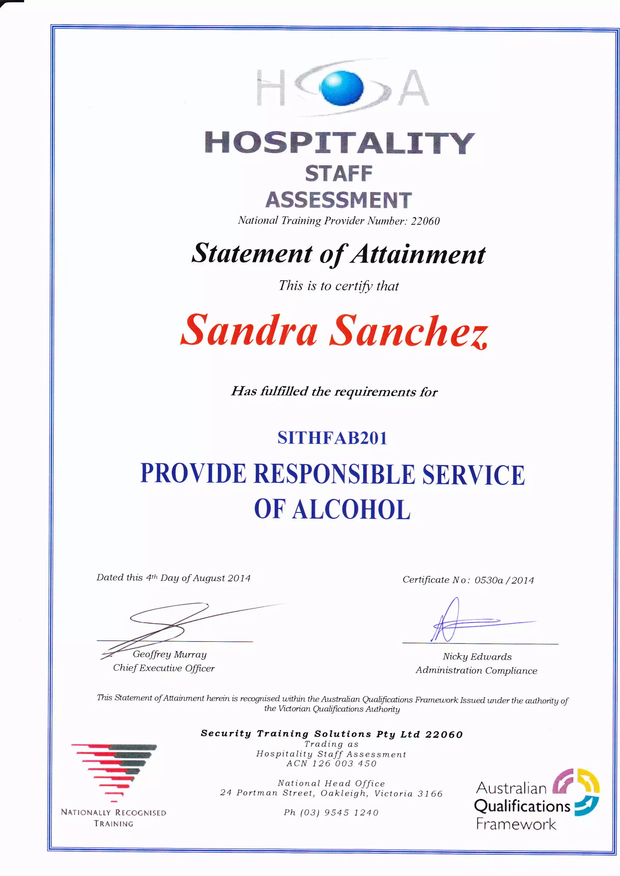 Certificate II in Security Operations | PDF