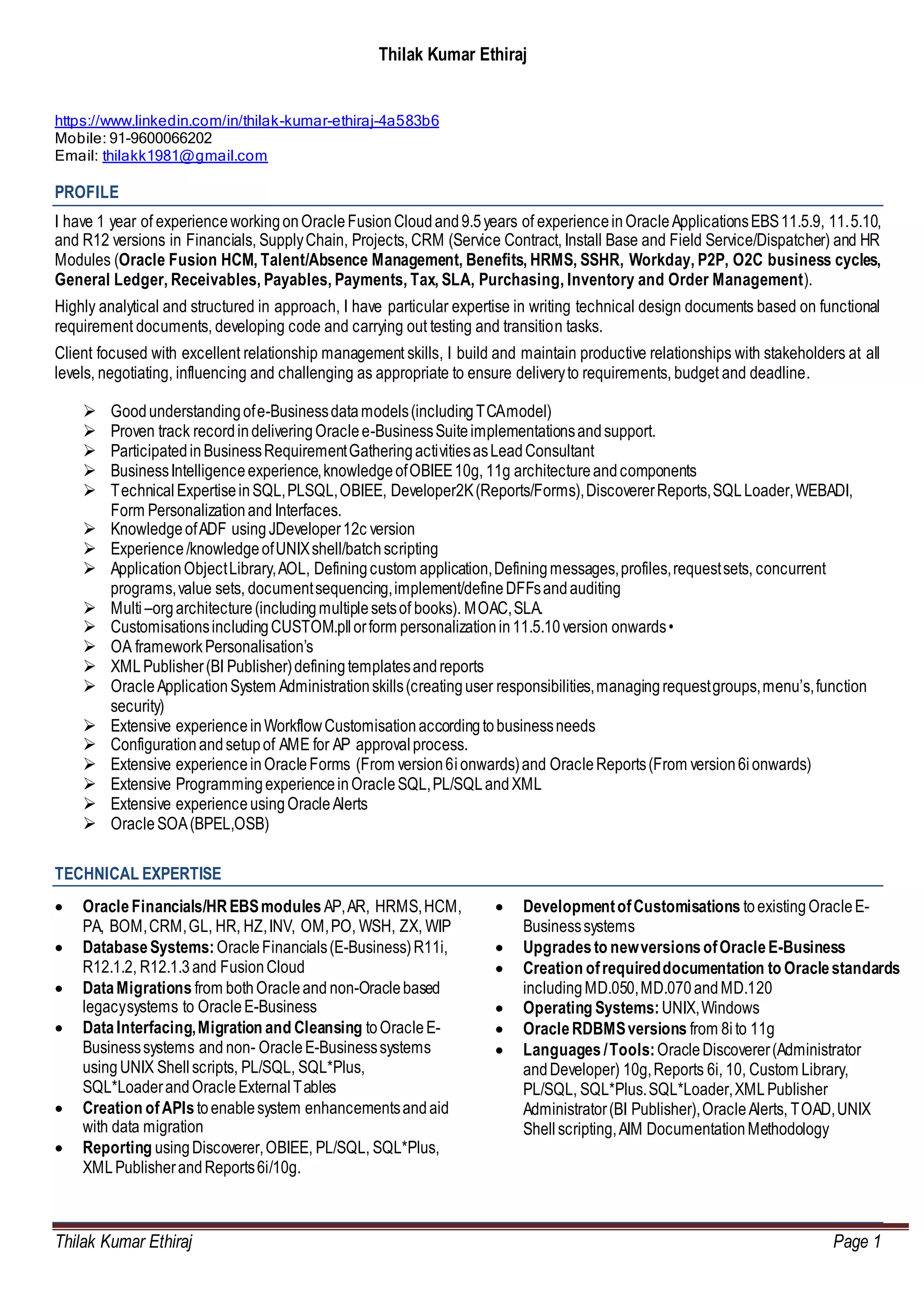 Thilak_Resume_01JAN2016 | DOCX