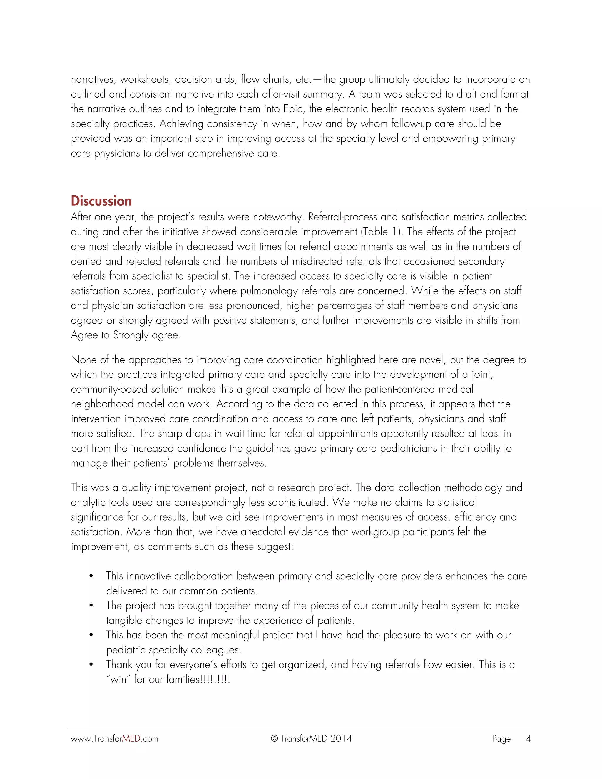 TransforMED_Pediatric_Care_Coordination_Case_Study | PDF | Healthcare ...