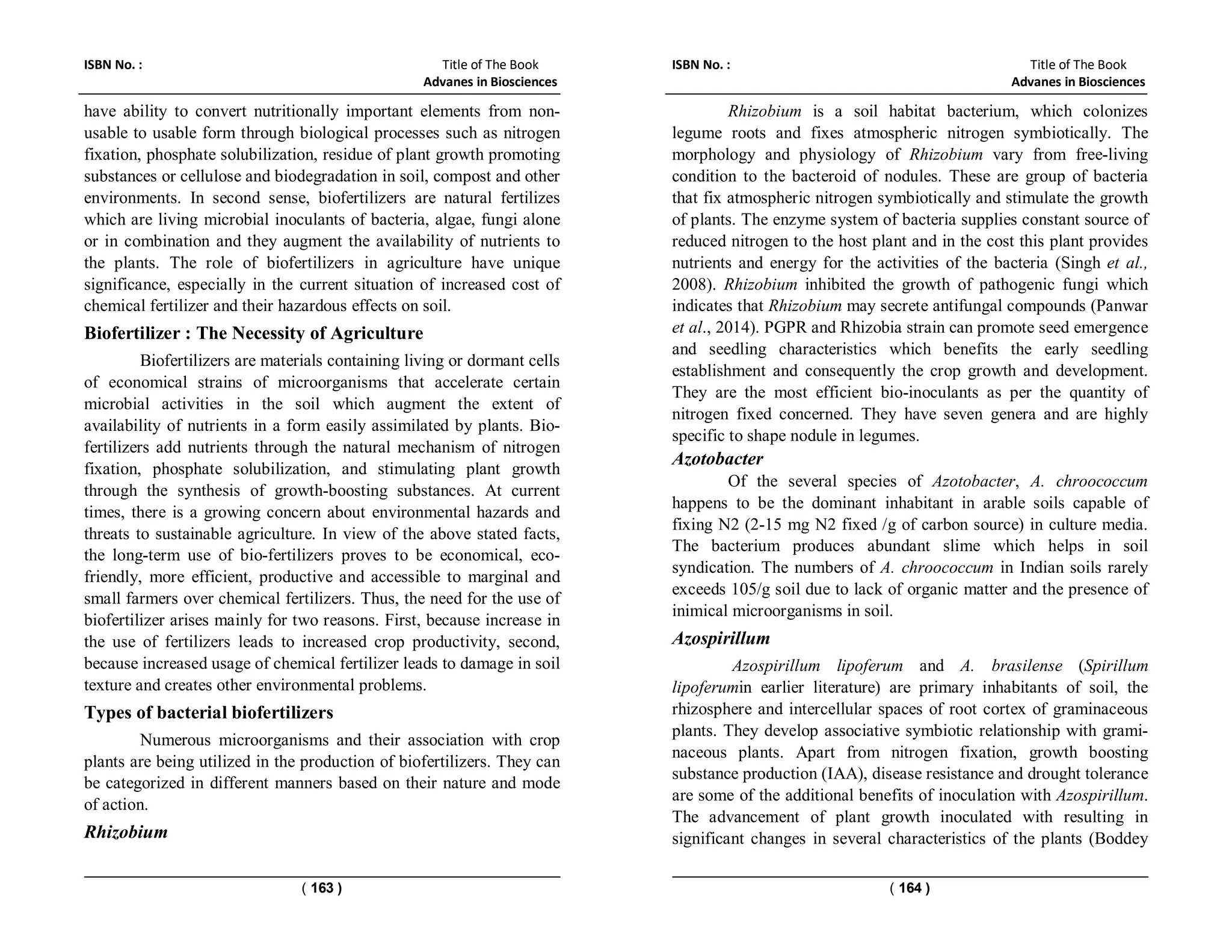 14 bacterial inoculant.pdf for development of biofertilizer | PDF