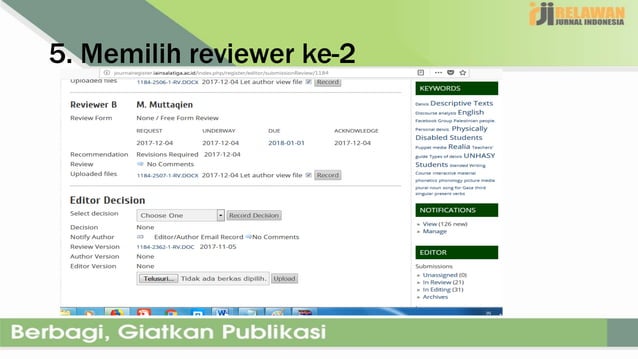 14 Basic Steps of OJS for Editor | PPT