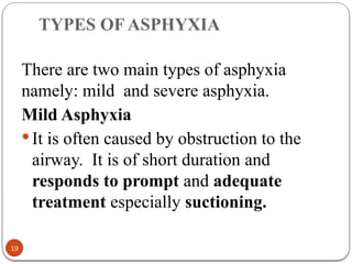 ASPHYXIA AND Respiratory fetal distress | PPTX