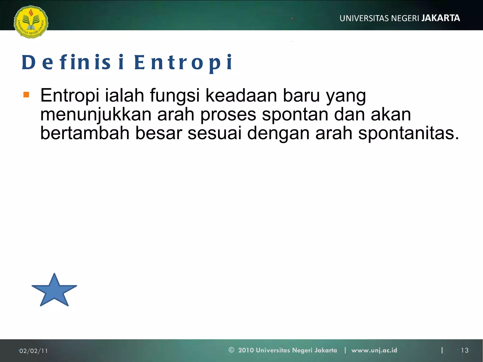 Termodinamika (14) b e_entropi,_apa_itu_entropi | PPT