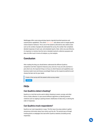 Alternative to qualtrics | PDF