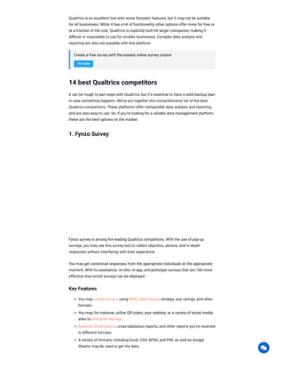 Alternative to qualtrics | PDF