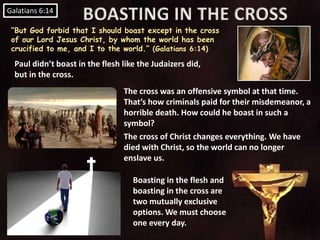 14 boasting in the cross | PPTX