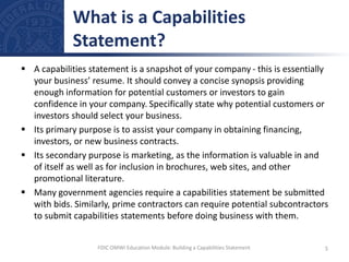 14buildingacapabilitiesstatement.ppt