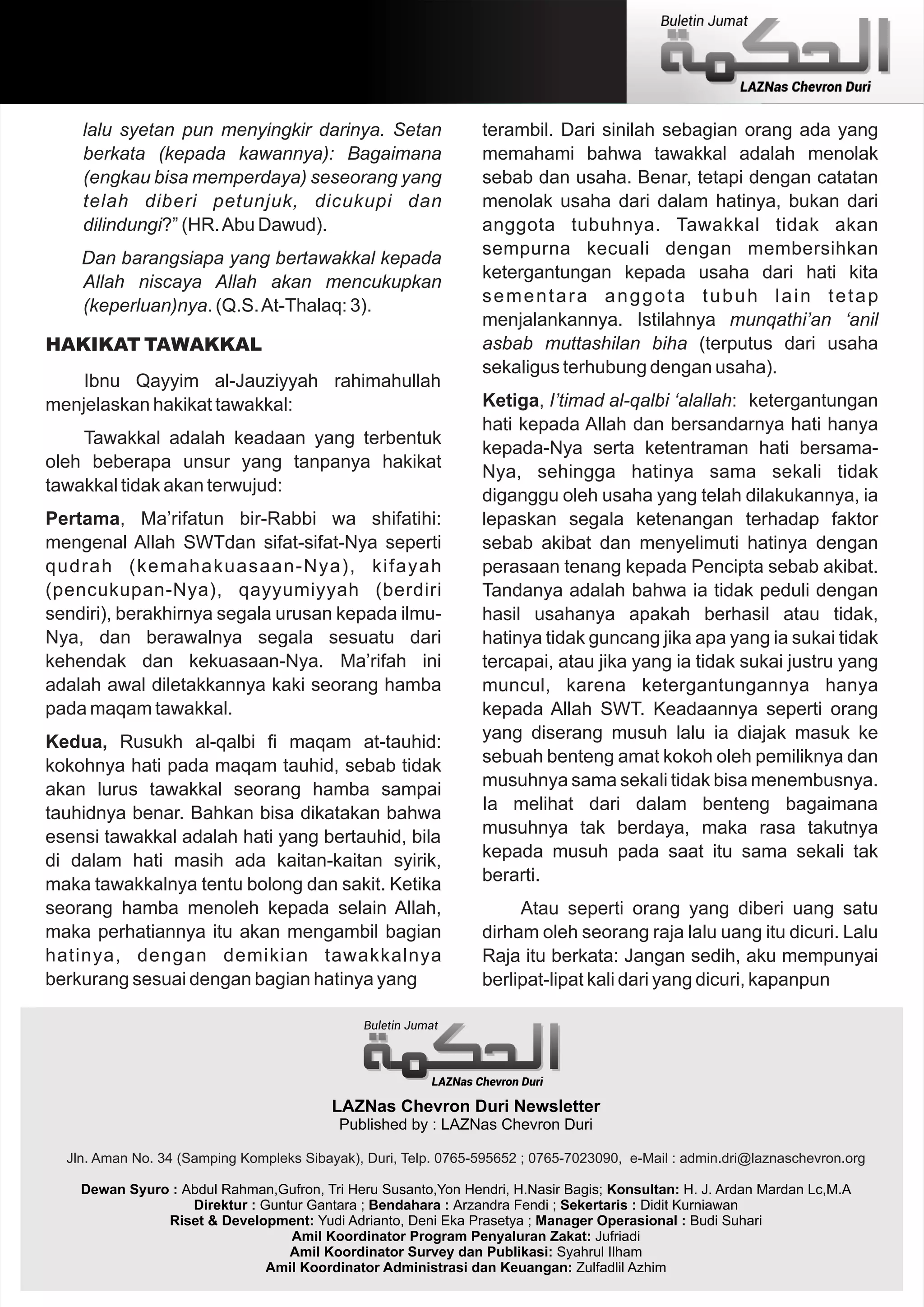 14 buletin hikmah jumat laz nas chevron duri edisi xiv 2013 surah al ashr | PDF