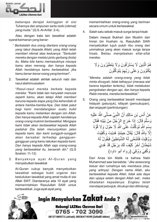14 buletin hikmah jumat laz nas chevron duri edisi xiv 2013 surah al ashr | PDF