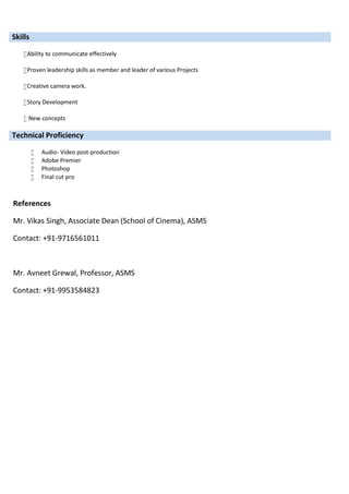 gulshan cv | PDF