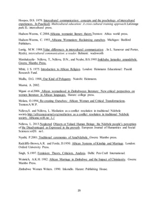 Dissertation christine nyoni | DOCX