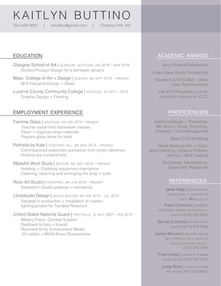 kbuttino_resume2016 | PDF
