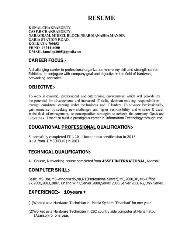 KUNAL_CHAKRABORTY-CV-Update | DOCX