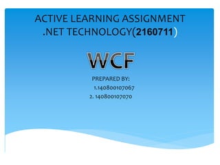 WCF | PPT