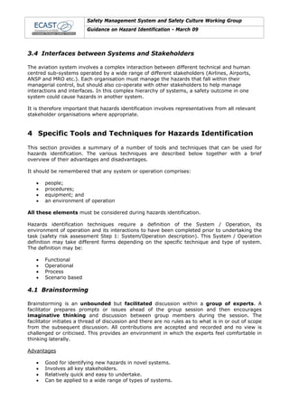 ECASTSMSWG-GuidanceonHazardIdentification | PDF