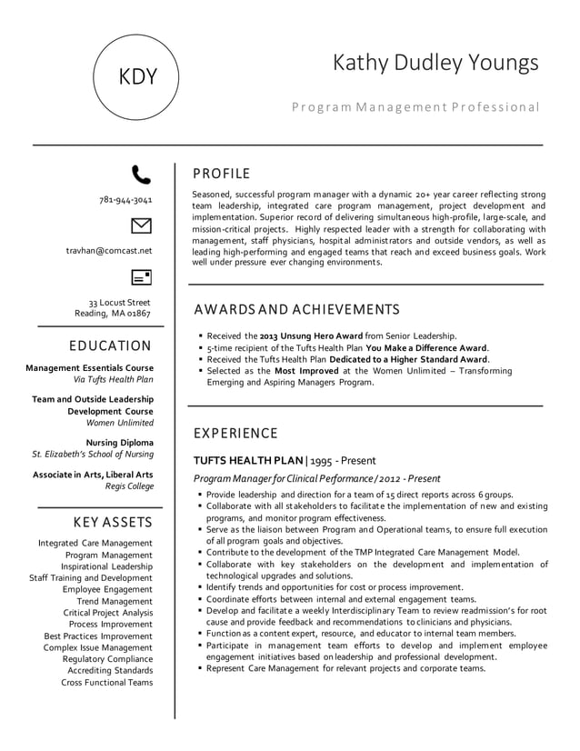 Kathy Youngs Resume | PDF