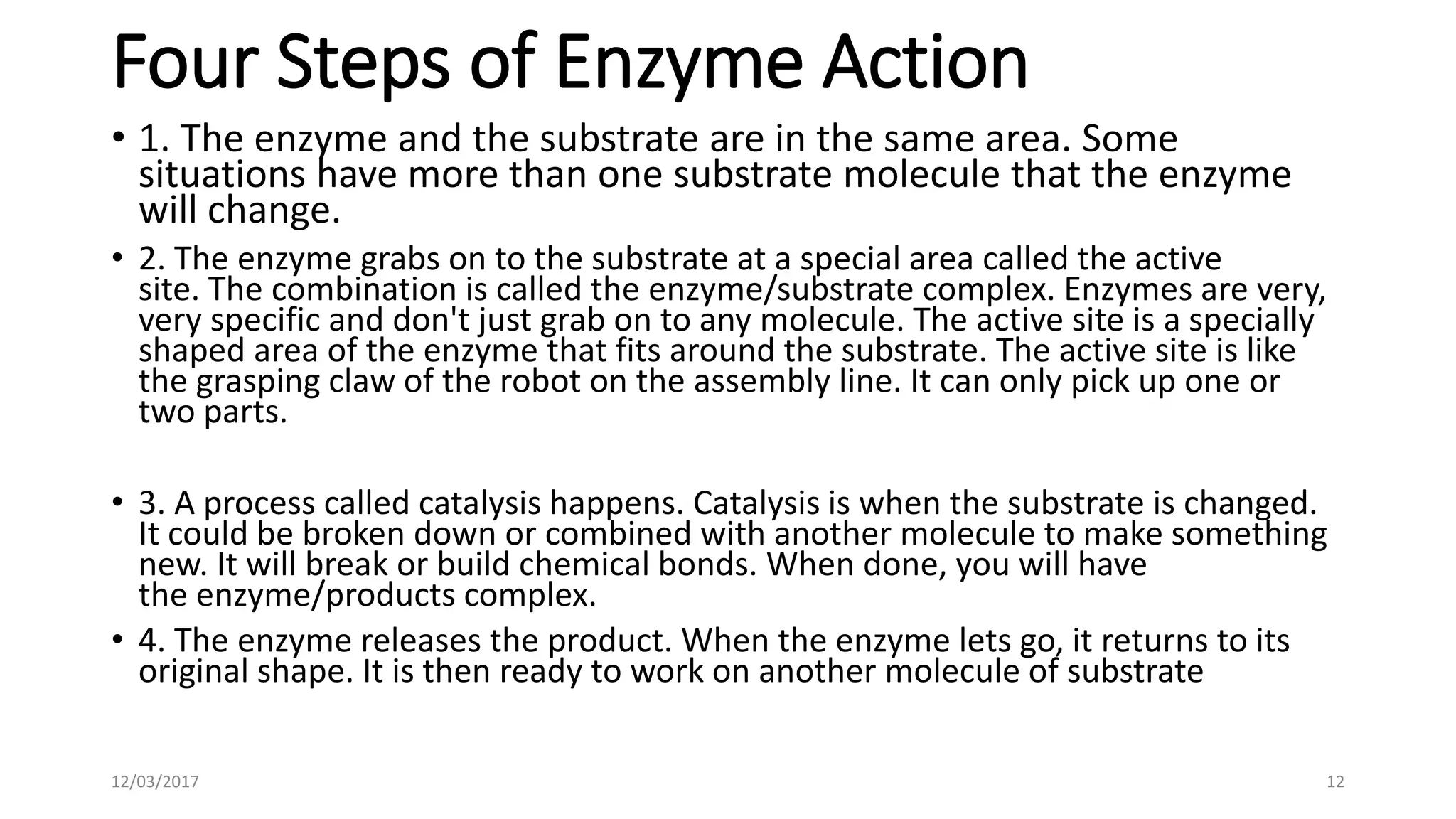 Enzyme substrate complex | PPTX